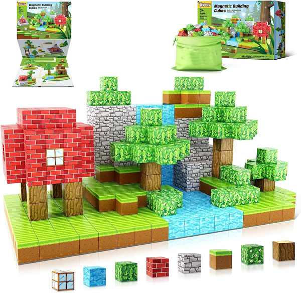 Minecraft Magnet Block – Montessori Lernwelt