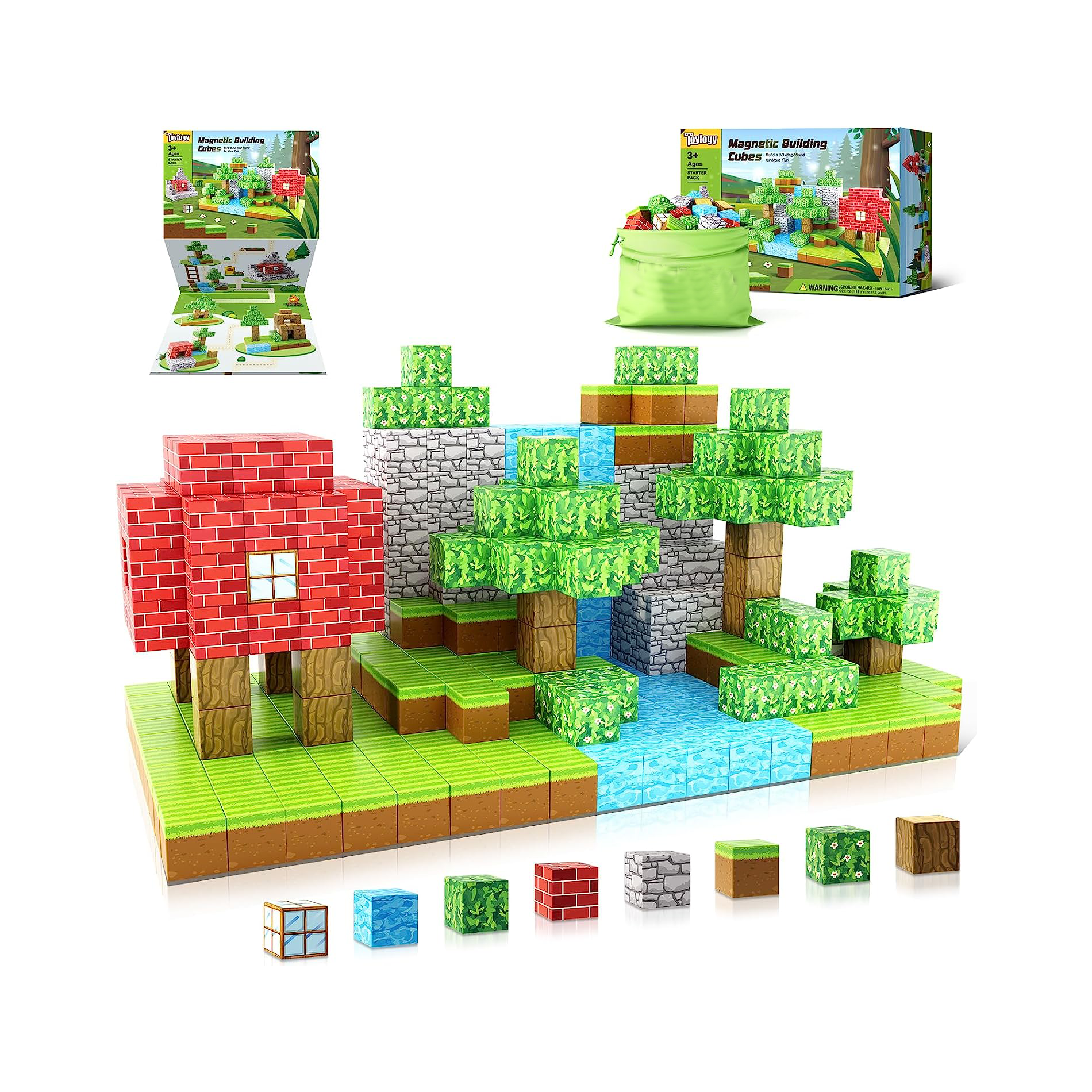 Montessori Magnetbausteine kaufen | Kreatives Bauen & Minecraft ...